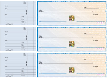 Three-To-A-Page General Purpose BA Checks 1